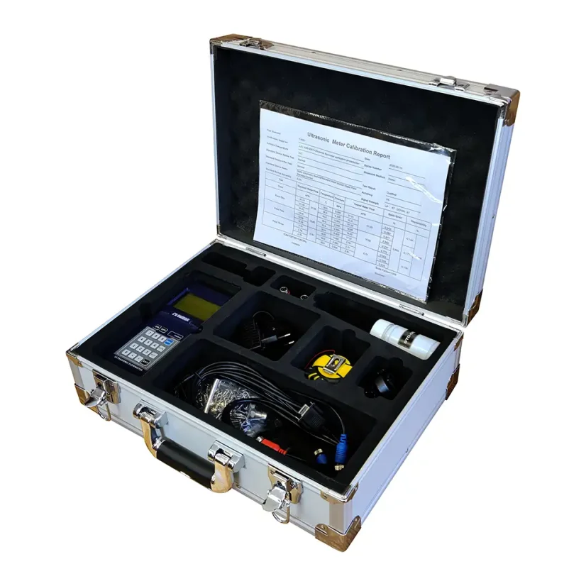 Portable Digital Ultrasonic Flow Meter Kit :: DwyerOmega CZ
