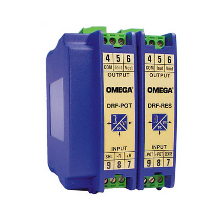DIN Rail Mount Resistance and Potentiometer Input Signal Conditioner ...